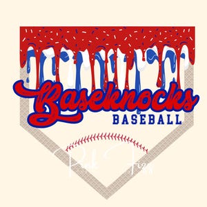 Custom Baseball Drippy PNG | Custom Baseball Drip | Ice Cream Drip ...