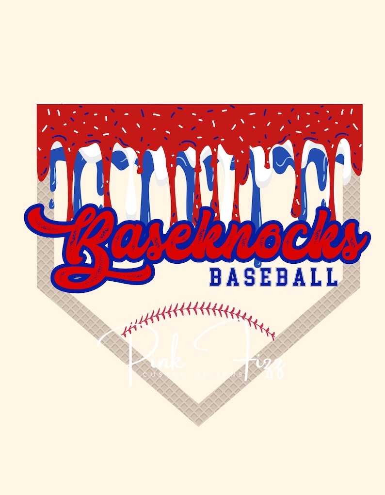 Custom Baseball Drippy PNG | Custom Baseball Drip | Ice Cream Drip ...