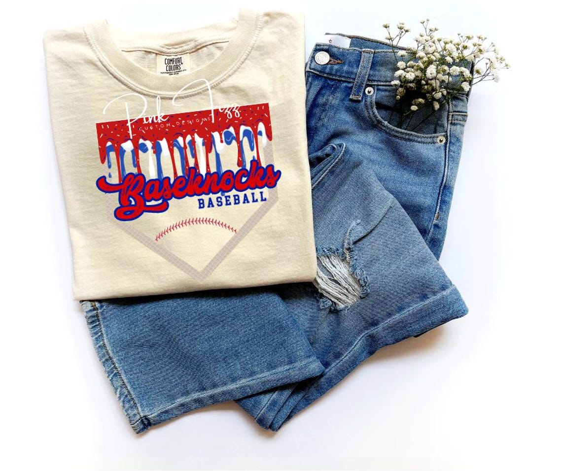 Custom Baseball Drippy PNG | Custom Baseball Drip | Ice Cream Drip ...