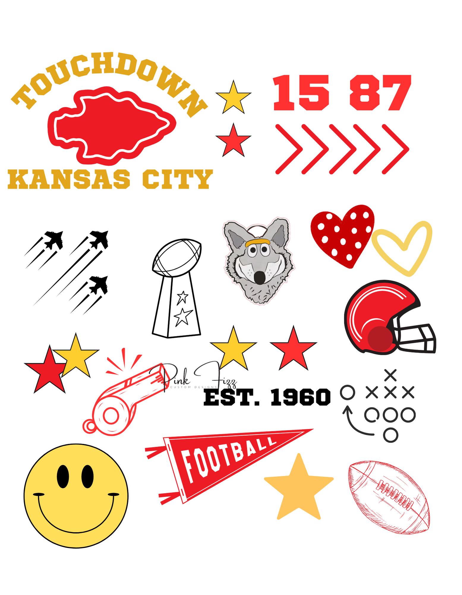 Kansas City Chiefs | PNG | Instant Download | KC Chiefs | Kansas City ...