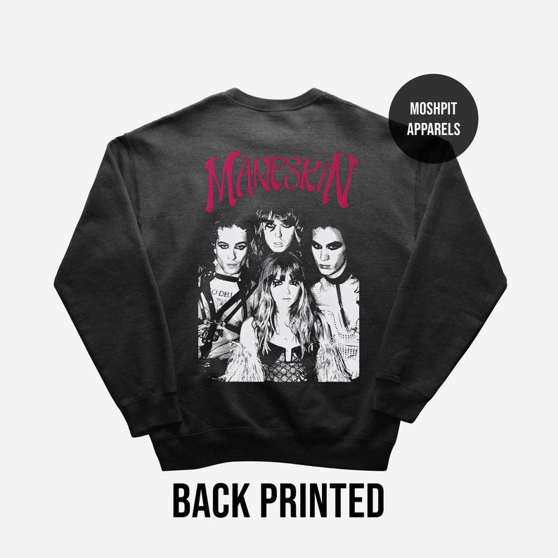 Maneskin Sweatshirt - Rock Music Sweatshirt - IWBYS Hoodie - Teatro D'ira Album - Damiano David ...