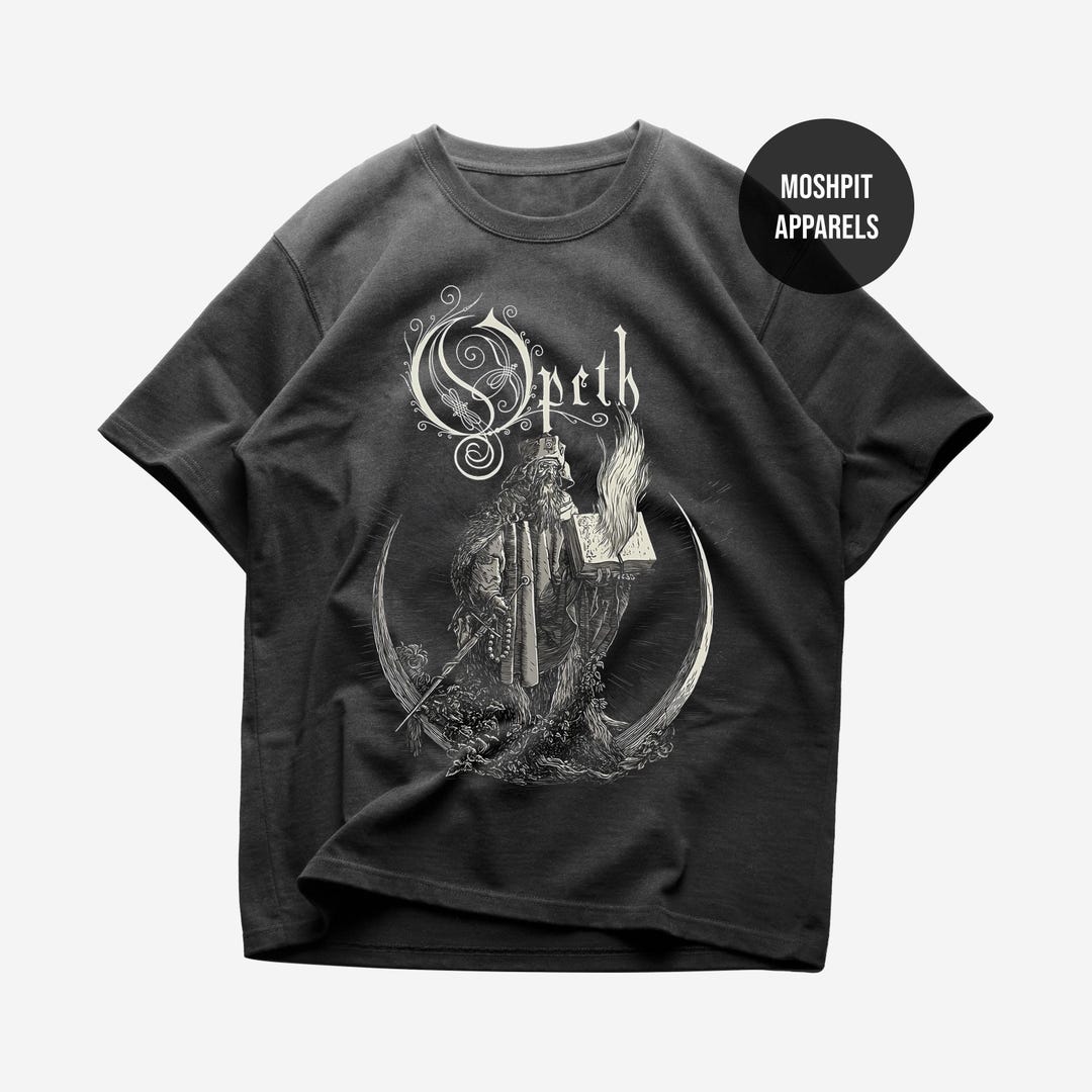 Opeth T-shirt - Metal Music Shirt - Blackwater Park - Damnation Album ...