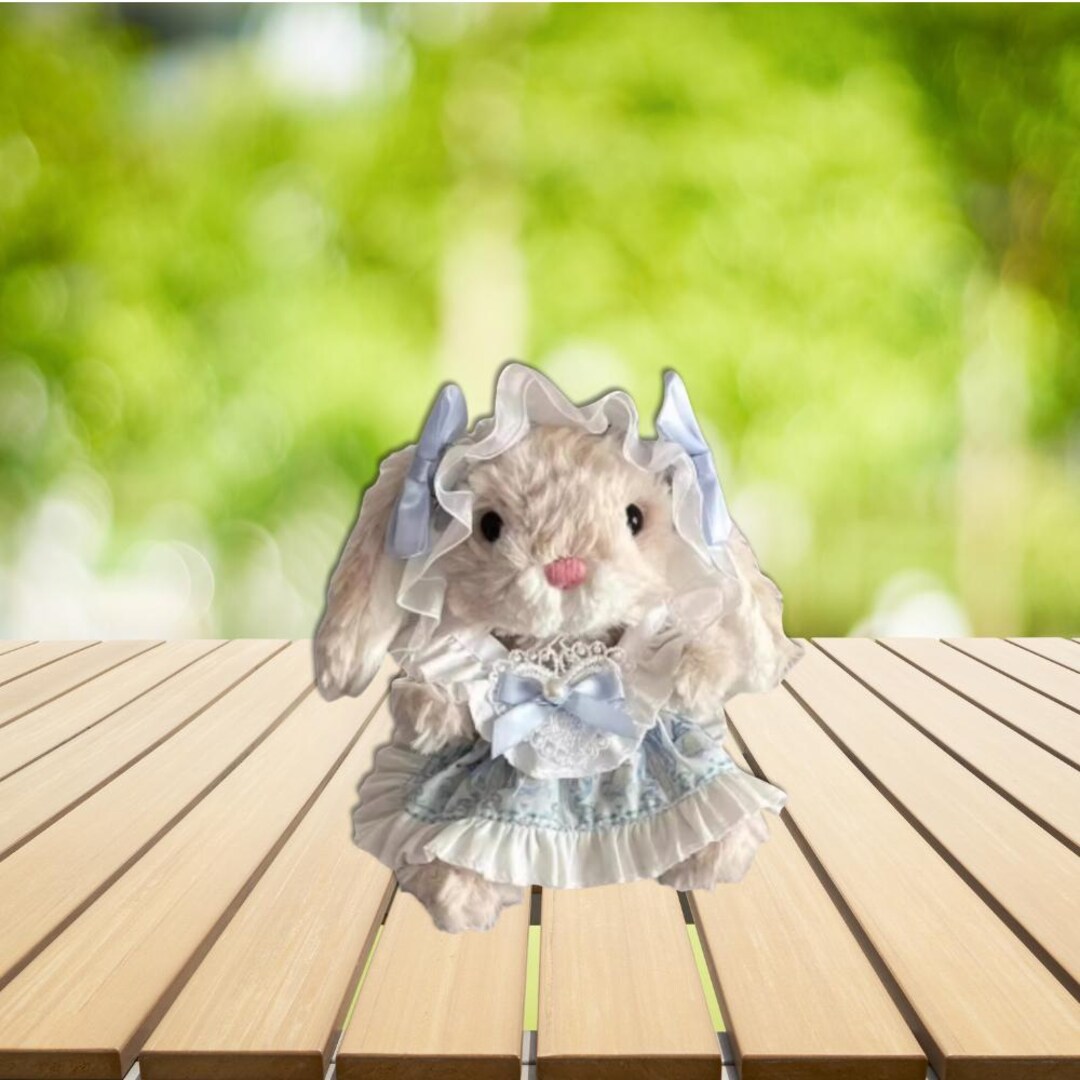 Blue Dress Outfit for Yummy Bunny - Etsy