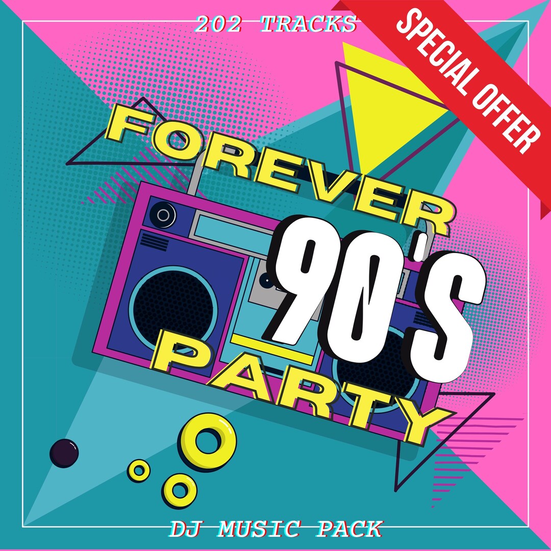 Ultimate 90s DJ Music Pack | 202 Tracks | Dance, Pop, Hip-hop, R&B ...