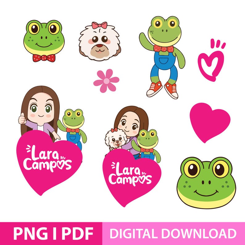 Lara Campos Clipart, Teen Singer Design, Lara Campos Sublimation, DIY ...
