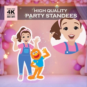 Printable Ms Rachel Standee Cutouts, DIY Birthday Party PNG Clipart ...