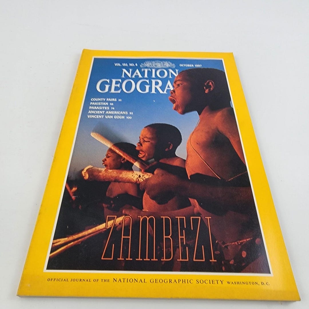 National Geographic Magazine October 1997 No Insert - Etsy