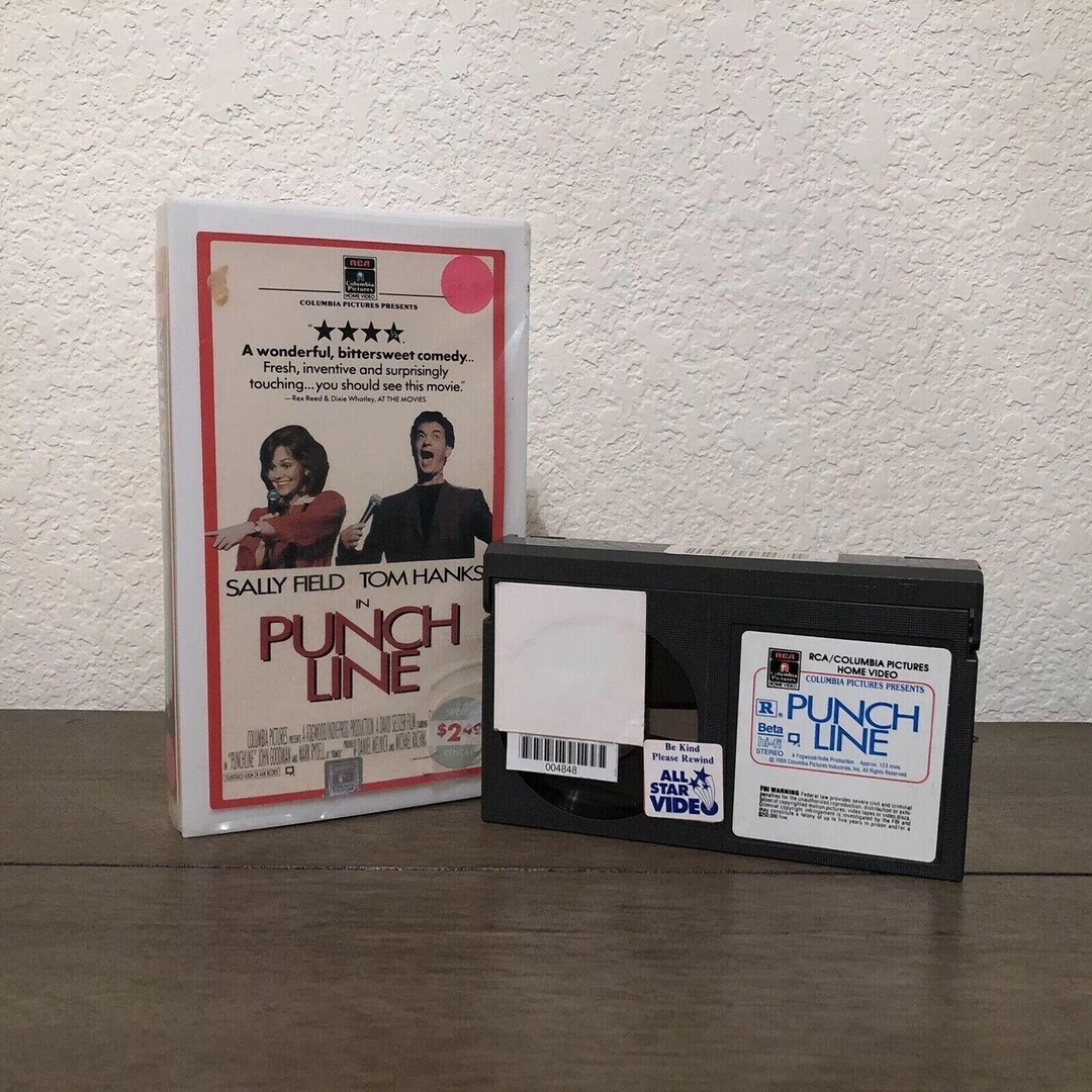 Punch Line 1989 Tom Hanks Sally Field Betamax Video + Hardshell Case ...