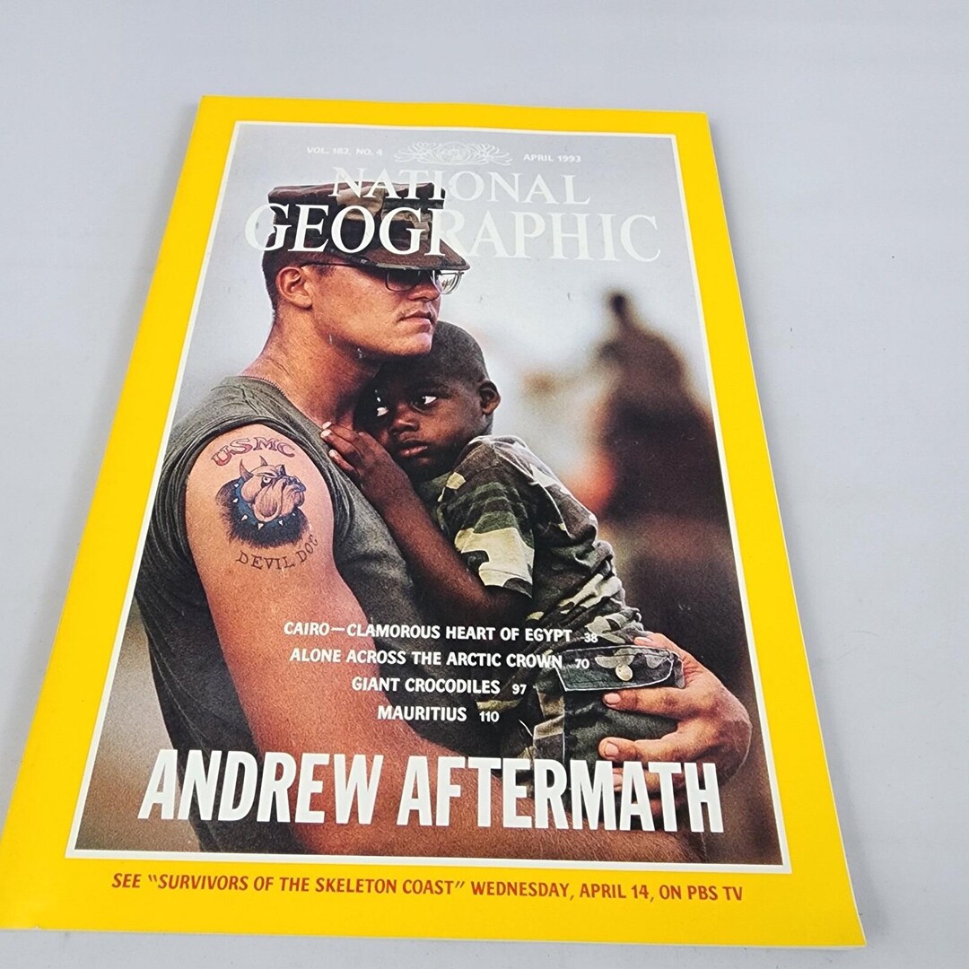 National Geographic Magazine April 1993 No Insert - Etsy