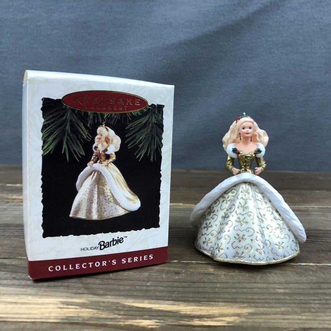 Hallmark 1994 Holiday Barbie 2nd in the Holiday Barbies Series Vintage ...