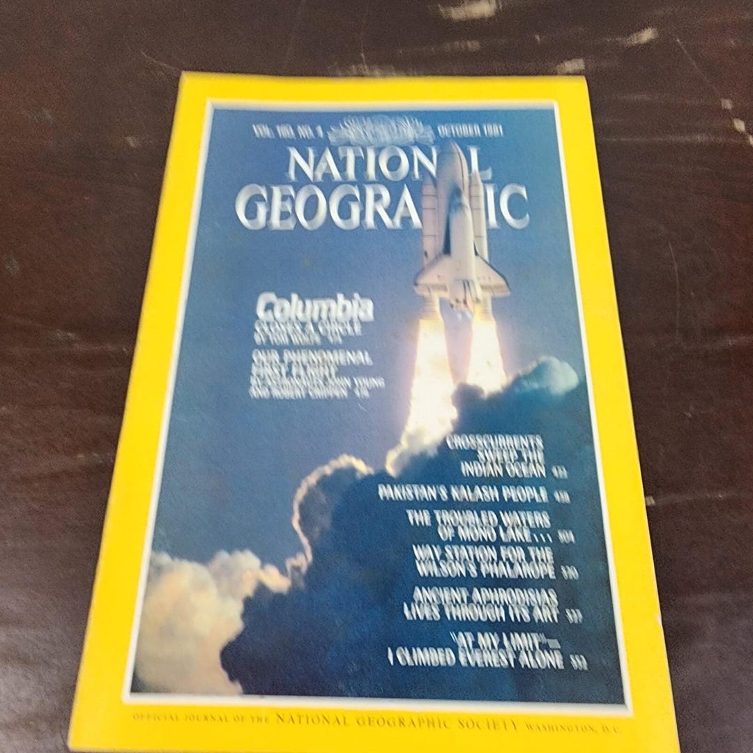 National Geographic Magazine October 1981 No Insert - Etsy