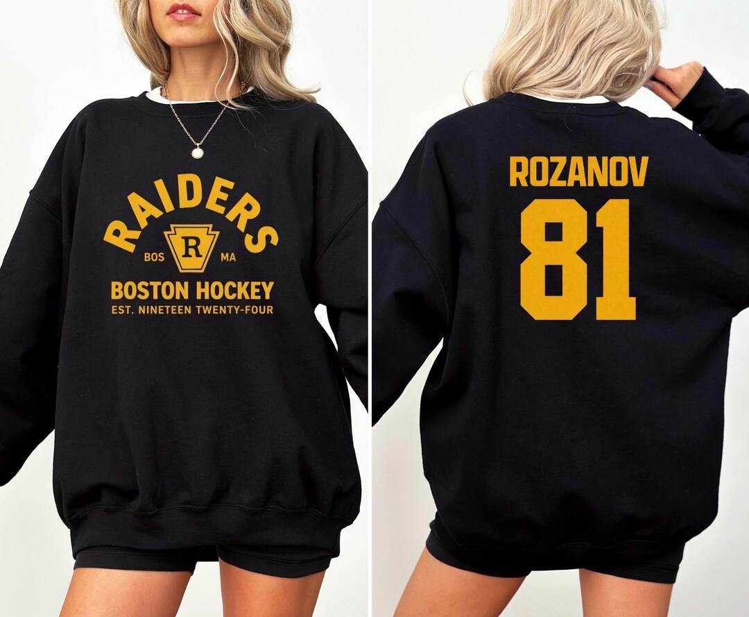 Hudson Williams Connor Storrie Sweat, Ilya Rozanov #81-boston Raiders ...