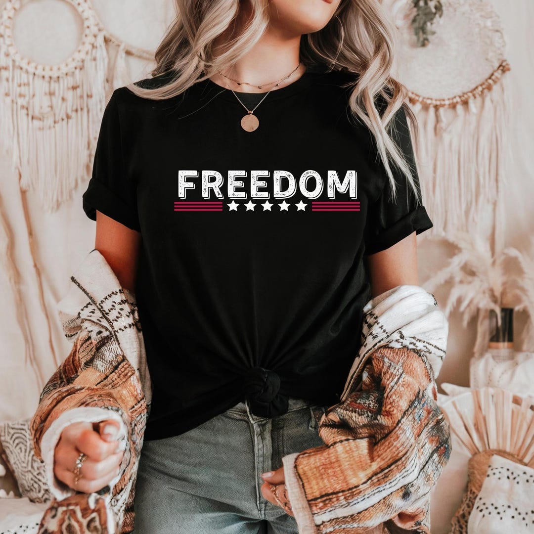 Freedom Tshirt, Mandate Freedom, American Flag Shirt, Fourth of July ...
