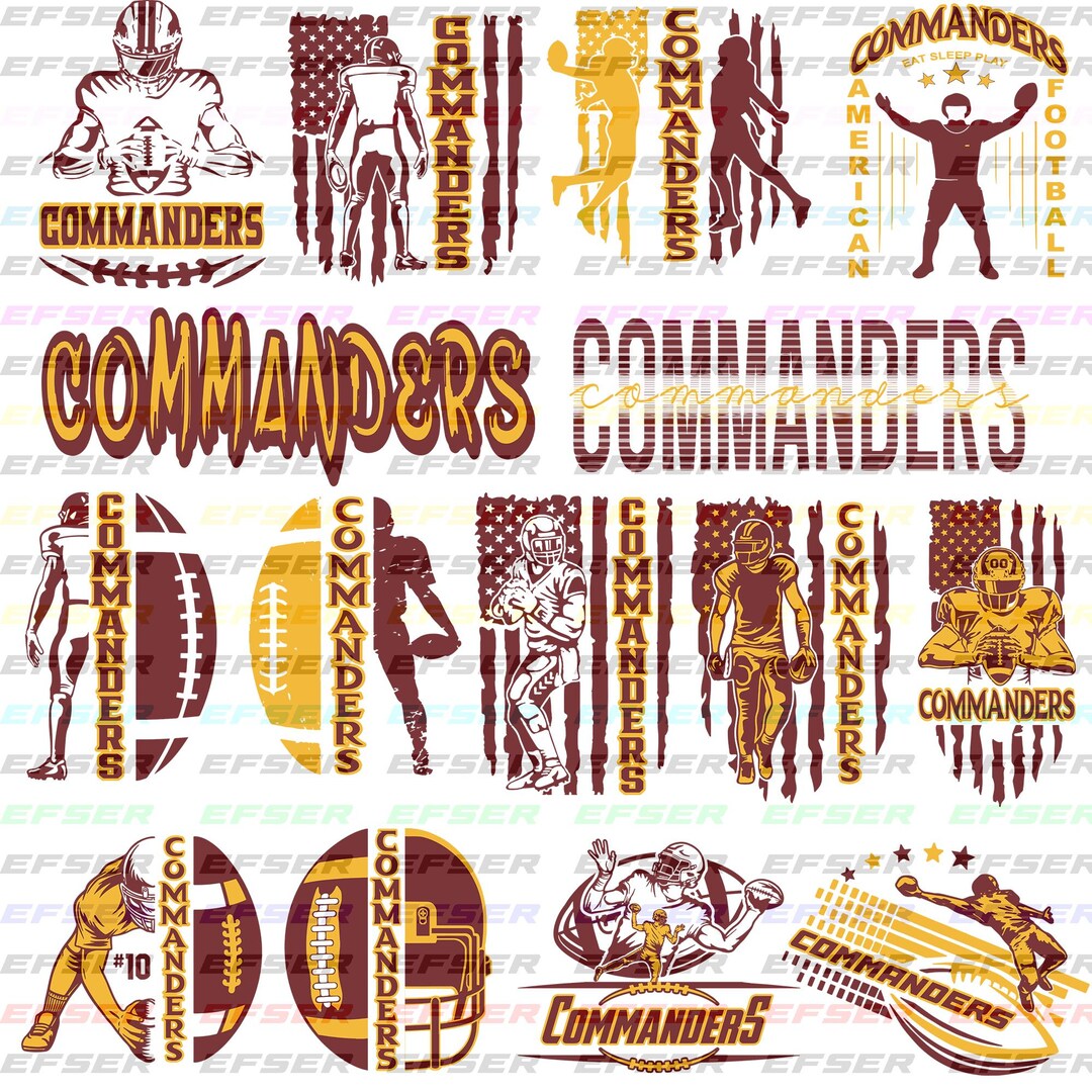15 File,commanders Svg,commanders Png,commanders Players,commanders ...