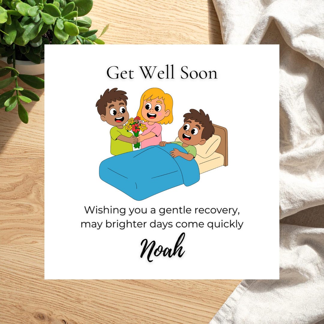 Get Well Card for Best Friend, Supportive Recovery Wishes and ...