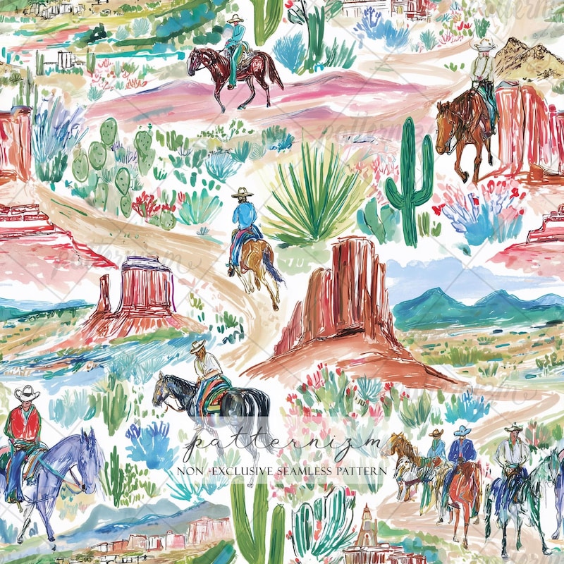 Western Fabric - Etsy