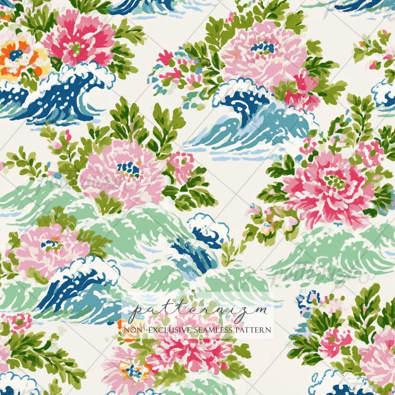 Japanese Repeat Pattern - Etsy