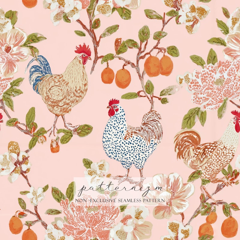 Seamless Chintz Patterns - Etsy