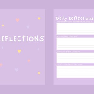 Journal Pages for Reflection | US Letter Printable | Instant Download ...