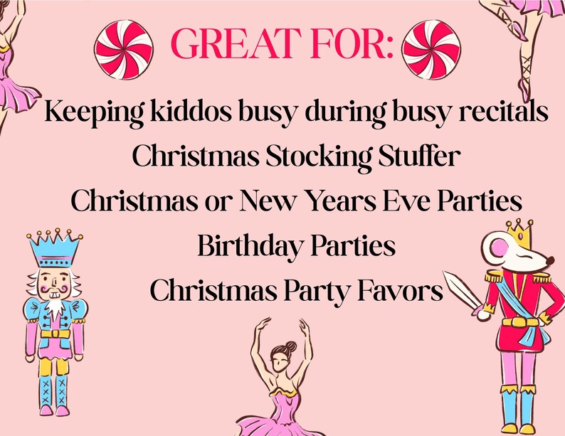 Nutcracker Mouse King Coloring Page Bundle | Ballet Coloring Sheet With ...