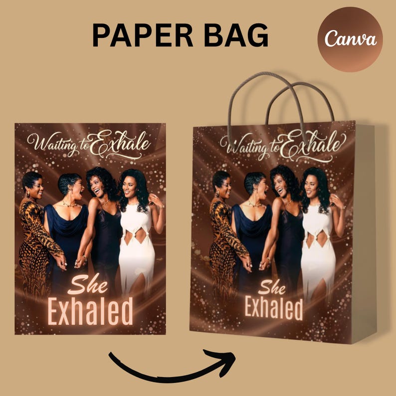 Waiting to Exhale Party Favor Bundle | Pajama Night Decor | Printable ...
