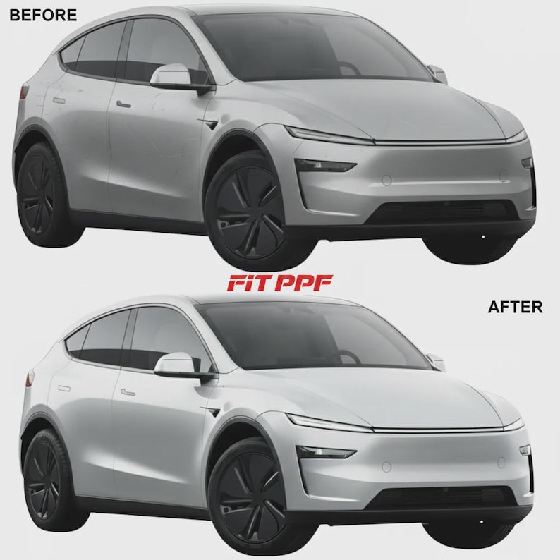 Tesla Model Y 2025 Juniper PPF Kit, Full Body Paint Protection Film ...