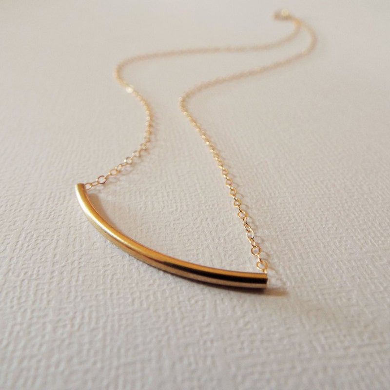 Curved Bar Chain - Etsy