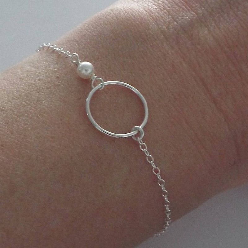 Karma Bracelet With Pearl - Etsy