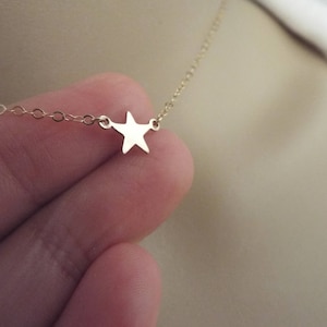 Gold Star Necklace / 14k Gold Fill Tiny Star / Layered Necklace / Gold ...