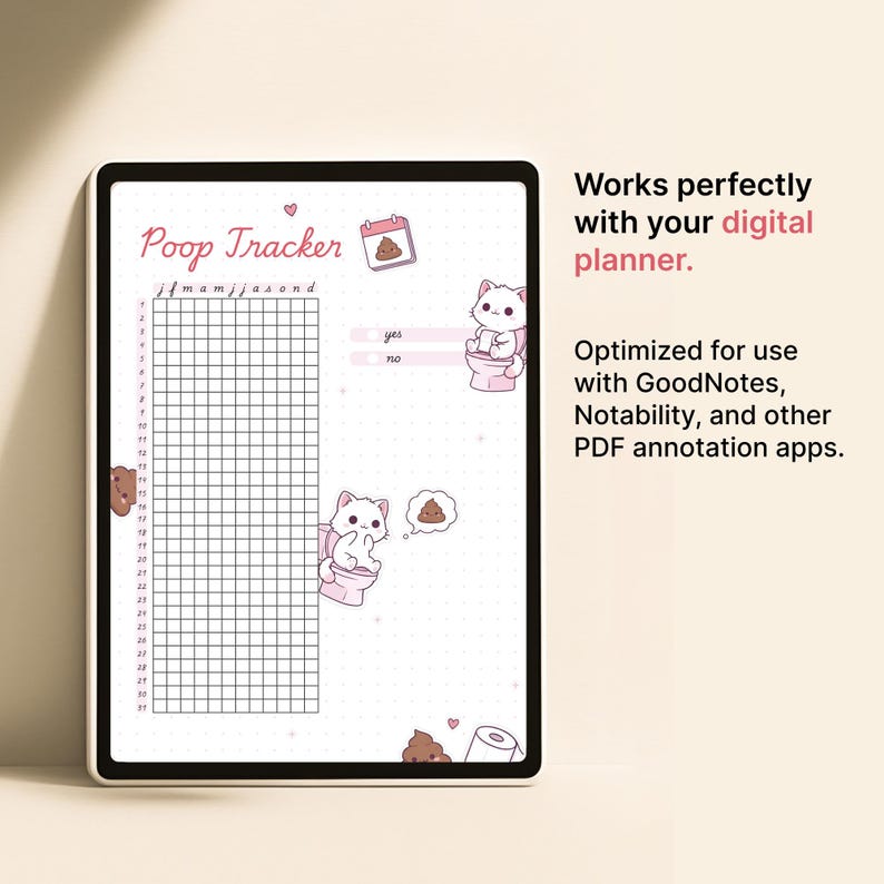 Bowel Movement Tracker - Poop Tracker - Gut Health & IBS Log ...