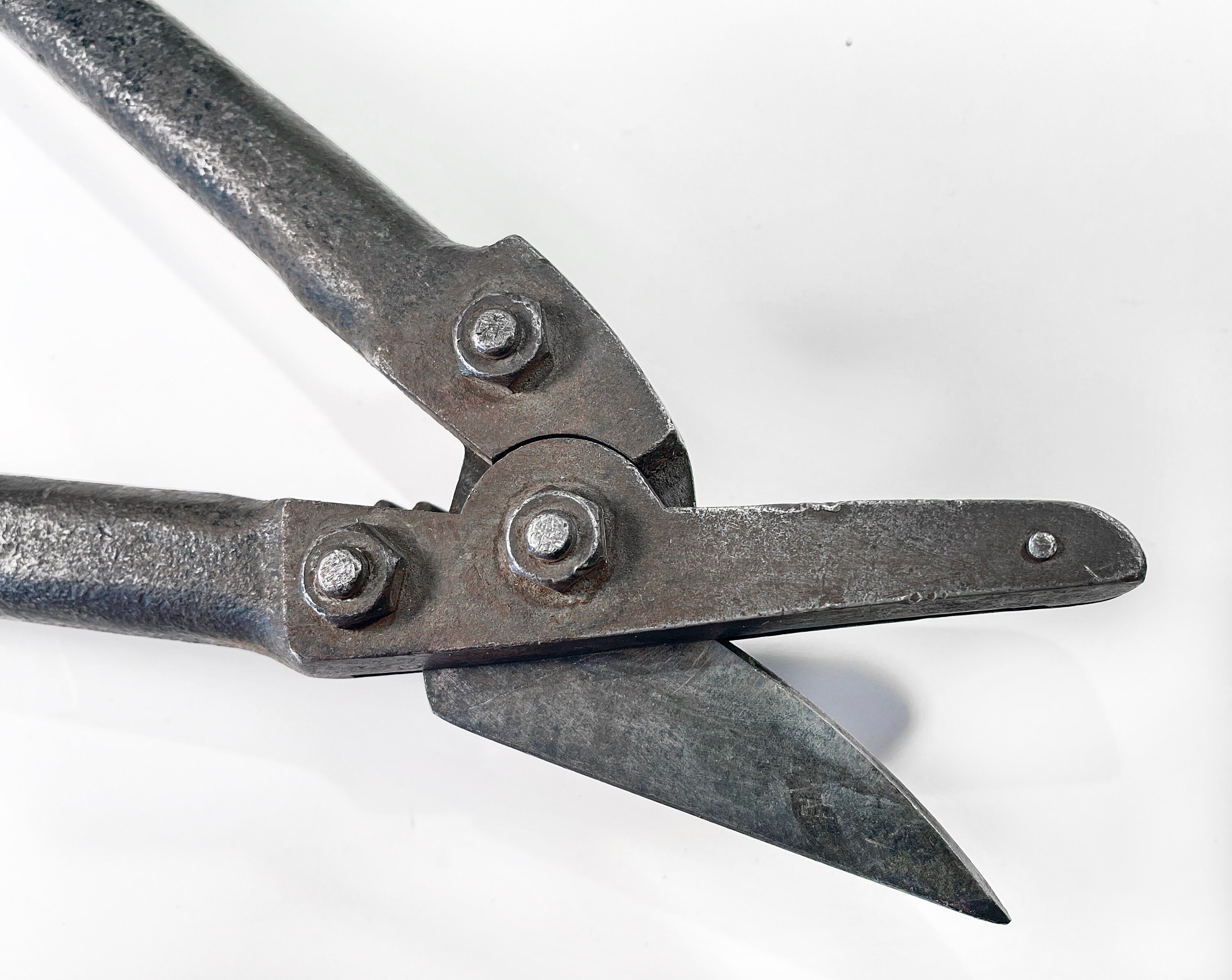 Antique Vintage 1920s PEXTO No 2-A Heavy Duty TIN Snips, Side KNIBBLE ...