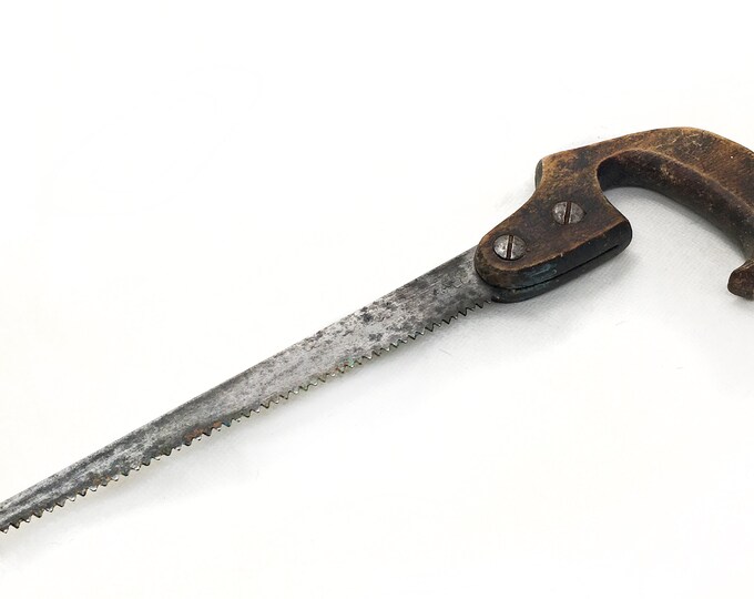 Vintage 1800s COMPASS or KEYHOLE 9 Blade Hand Saw. No Marks. Excellent ...