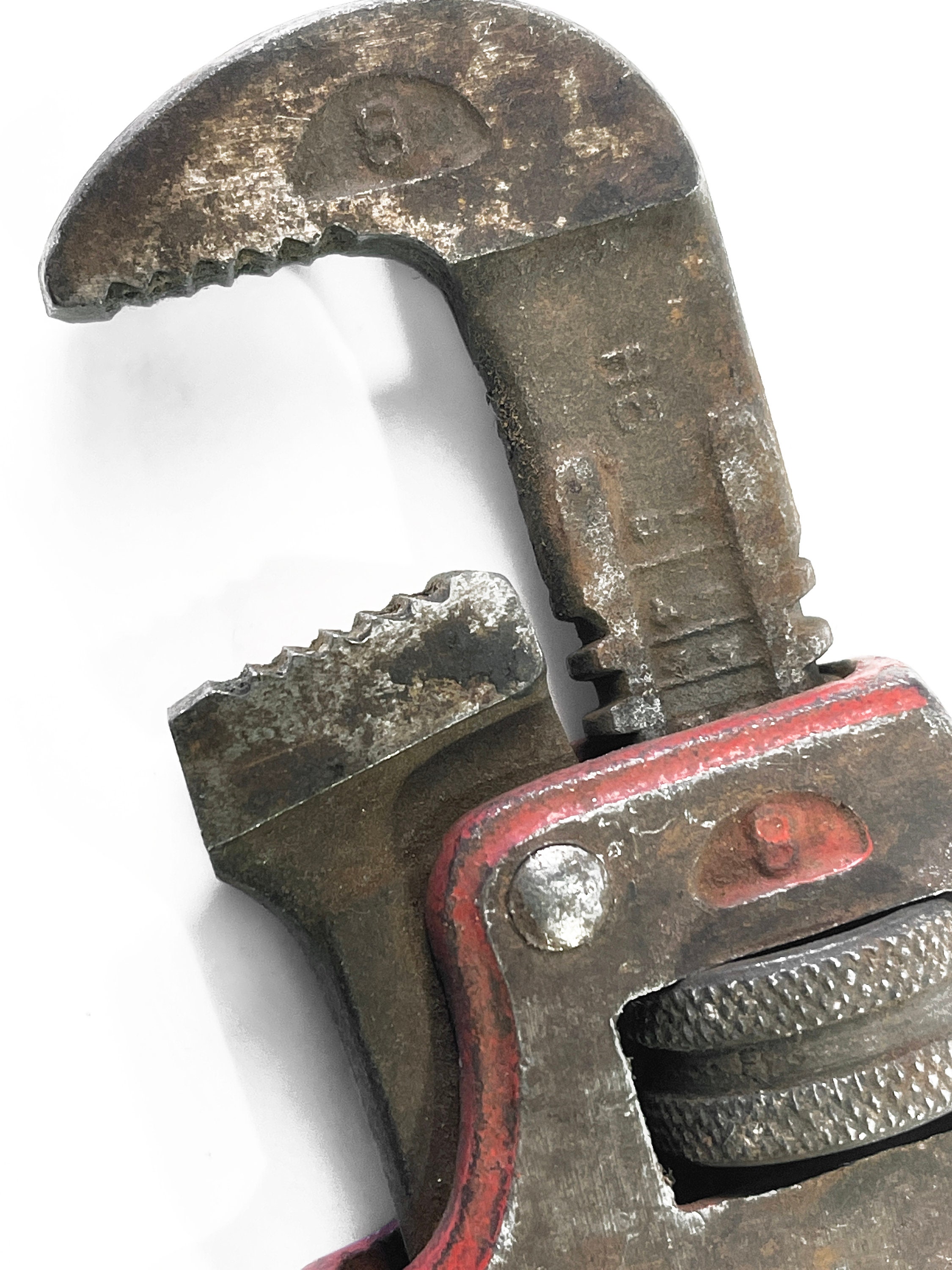 Vintage Rustic Old Antique Improved STILLSON 8 Pipe Plumbers Wrench ...