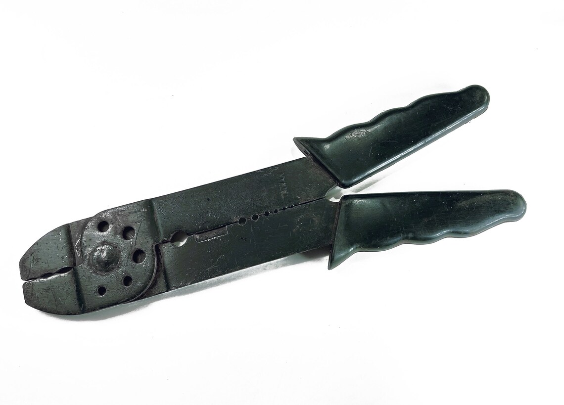 Vintage 1960s Wire Stripper, Cutter, Crimper Combination Tool. Use or ...