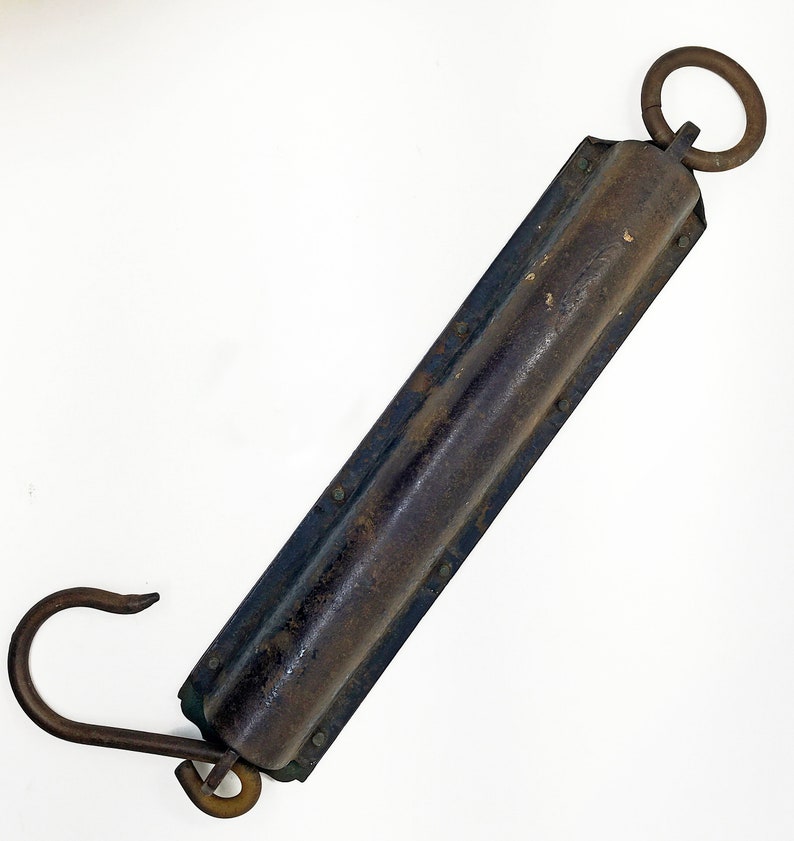 Vintage Antique LANDERS IMPROVED Spring Balance Warranted 80 LB. Large ...