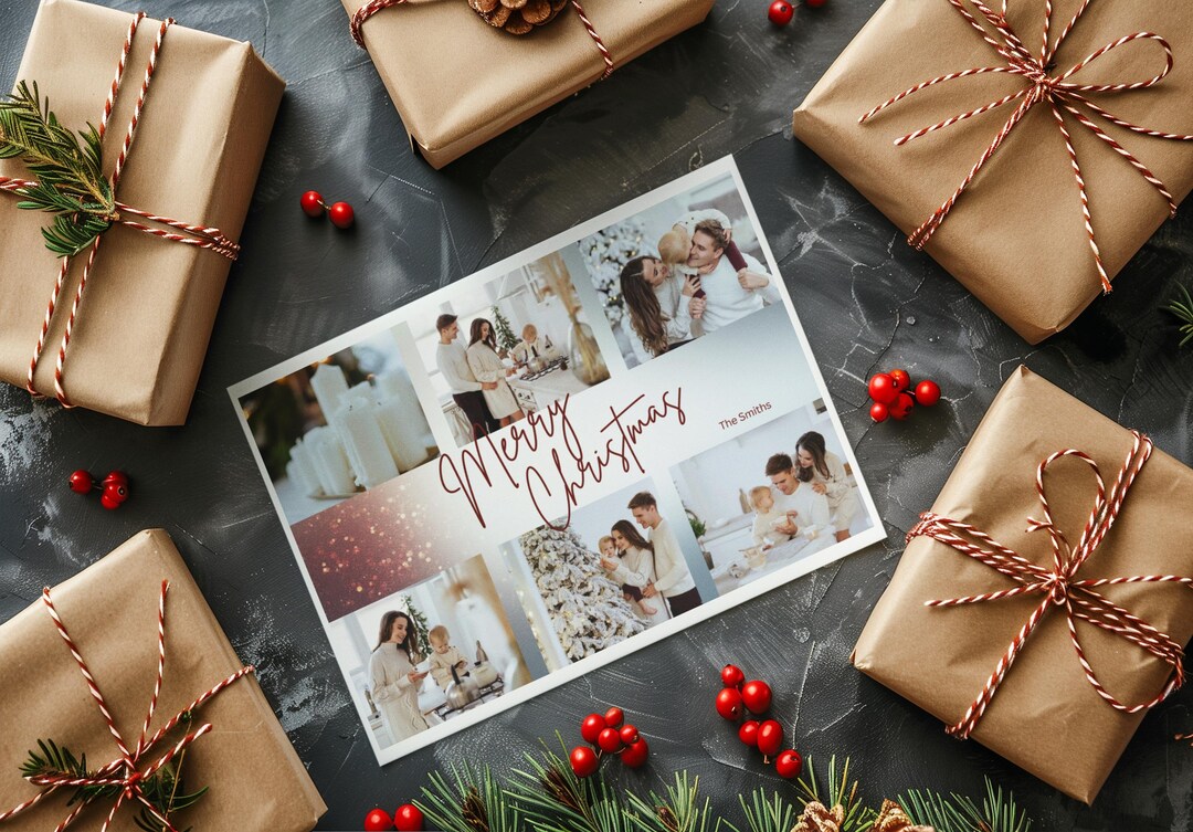 Festive Christmas Digital Card - Etsy