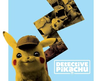 POKEMON: DETECTIVE PIKACHU 2019 Original 1-sheet Movie Poster Advance ...