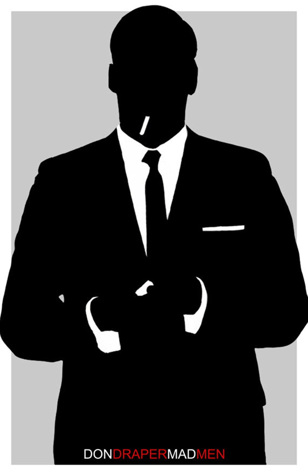 Don Draper - Mad Men - Character Poster - Etsy
