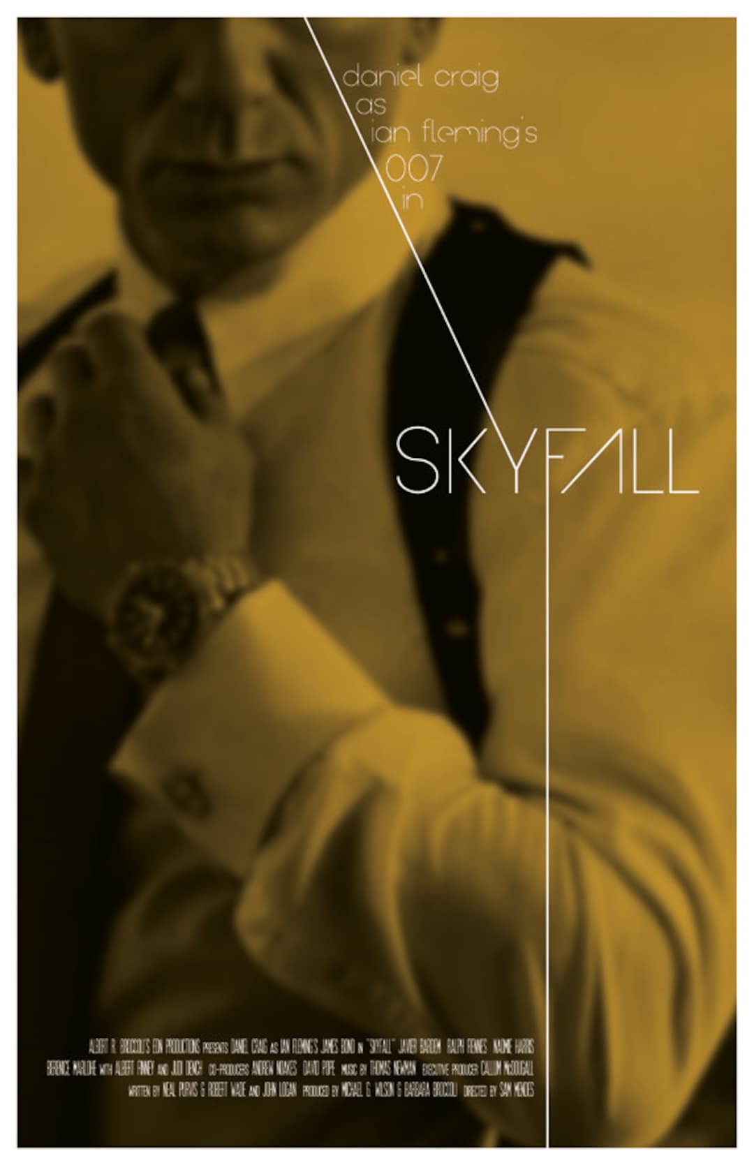 Skyfall - James Bond Film Poster - Etsy