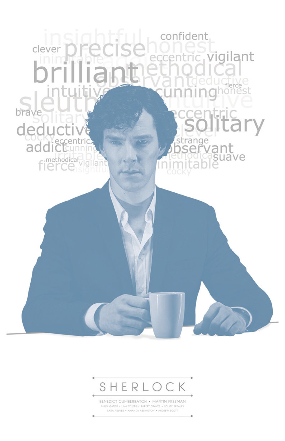 Sherlock - TV Show Poster - Etsy