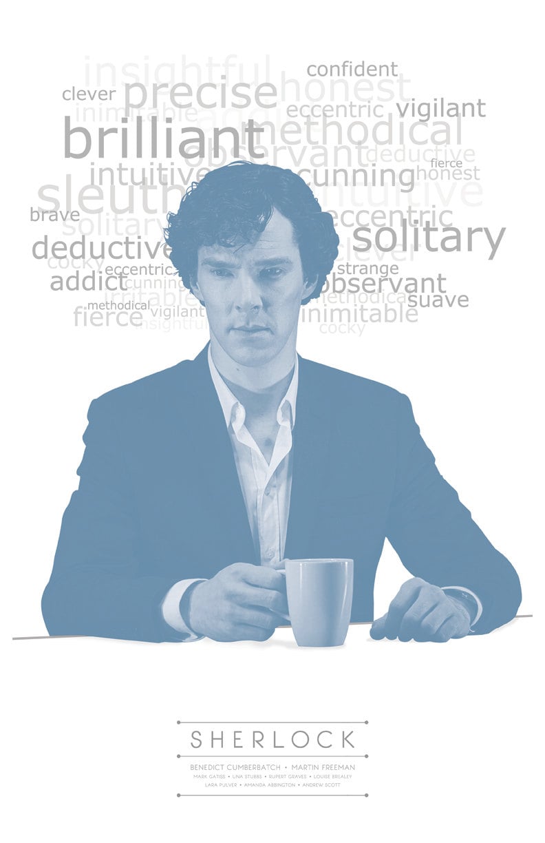 Sherlock TV Show Poster - Etsy