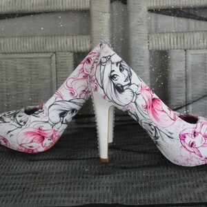 Princess Themed Heels (wedding Shoes) - Etsy