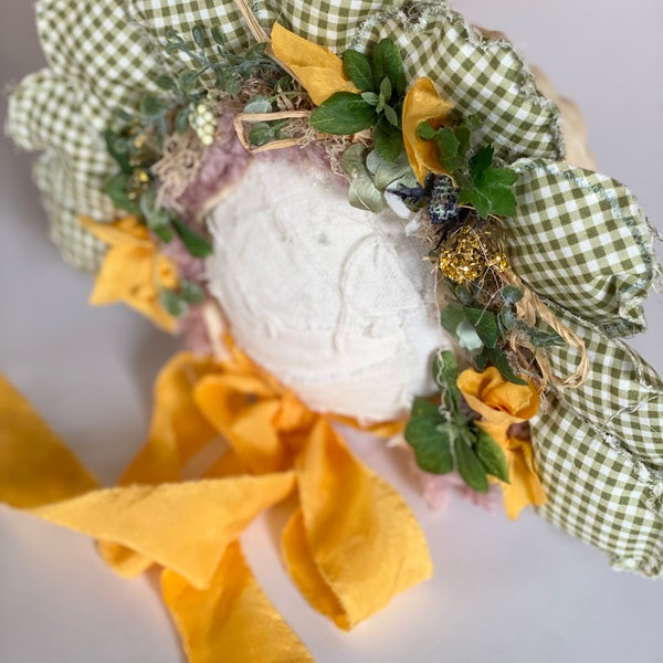 Fabric Bonnet - Etsy