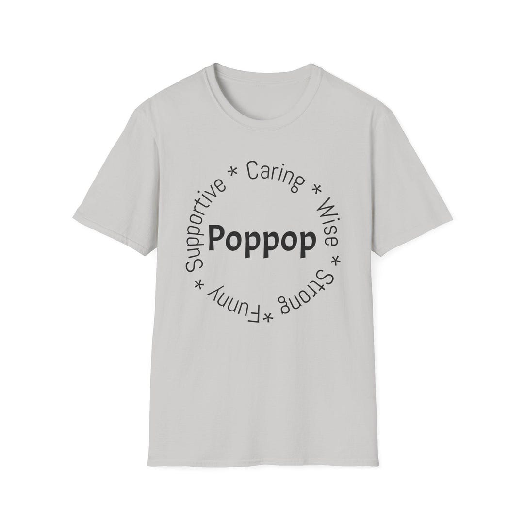 Personalized "poppop" "gramps" "grandpa"circle of Words T-shirt ...