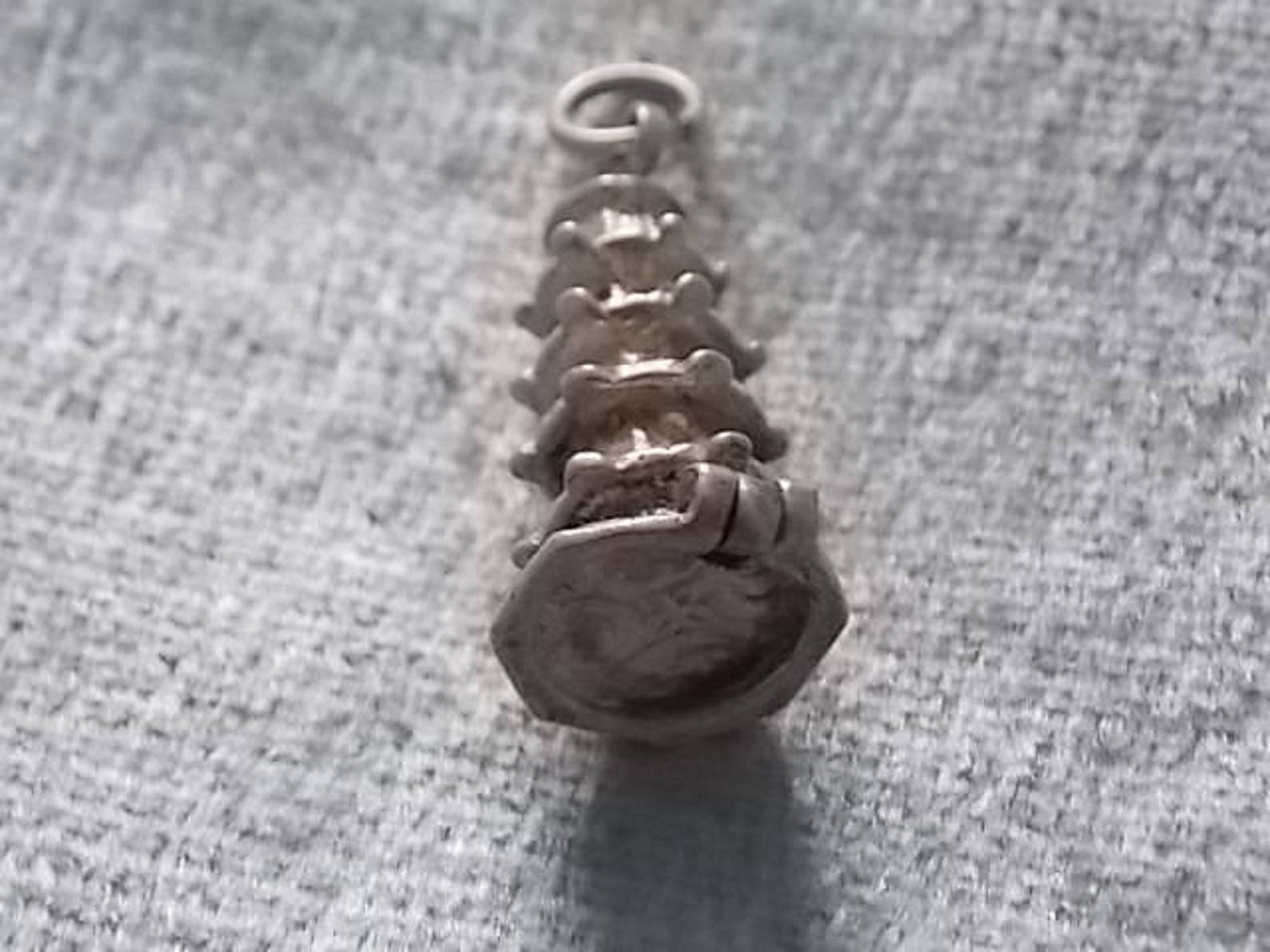 Vintage Silver Pagoda Charm Opens to Show Buddah LOVELY - Etsy