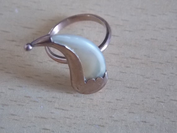 Victorian 9ct Rose Gold Indian Raj Stone Ring UNUS… - Gem