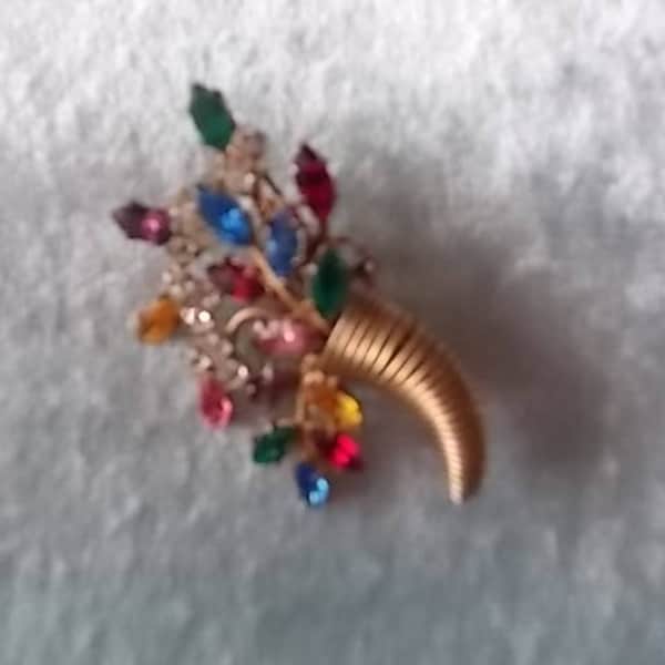 Cornucopia Pin - Etsy