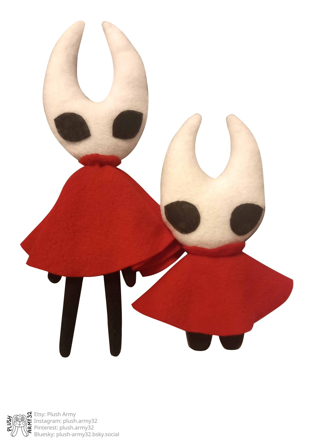 Hollow Knight: Silksong - Hornet and Baby Hornet Plush Patterns - Etsy