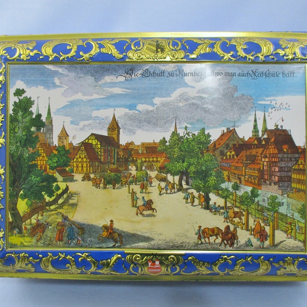 Large Tin Box - Etsy