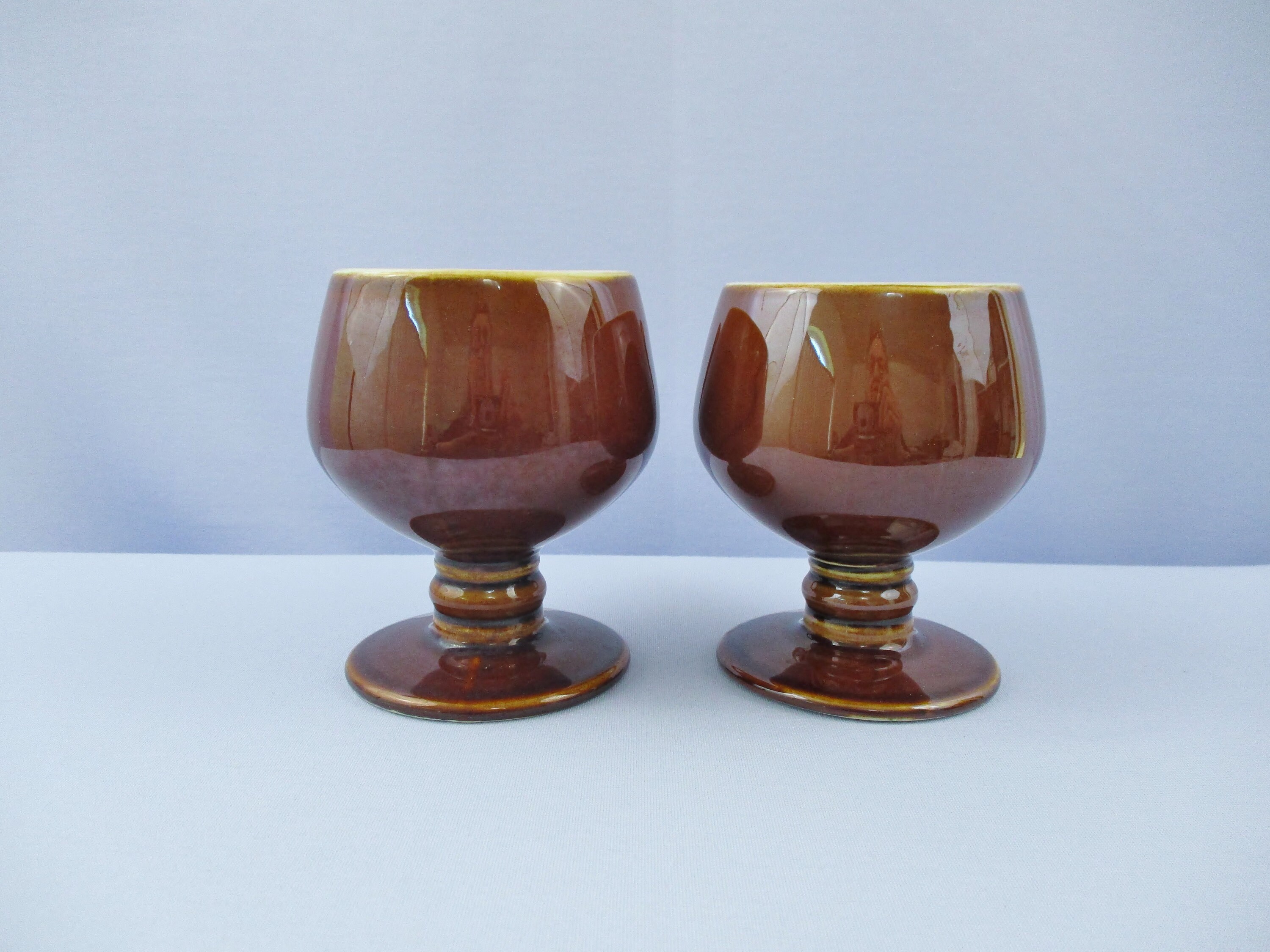 Pair of Hall Pottery Coffee Cups Made in USA Pattern #2274 - Etsy